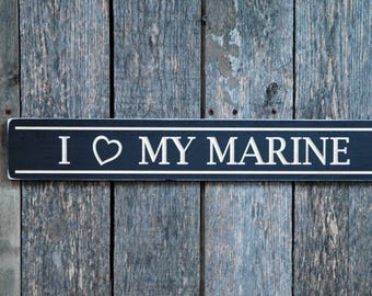 I Love My Marine - Etsy