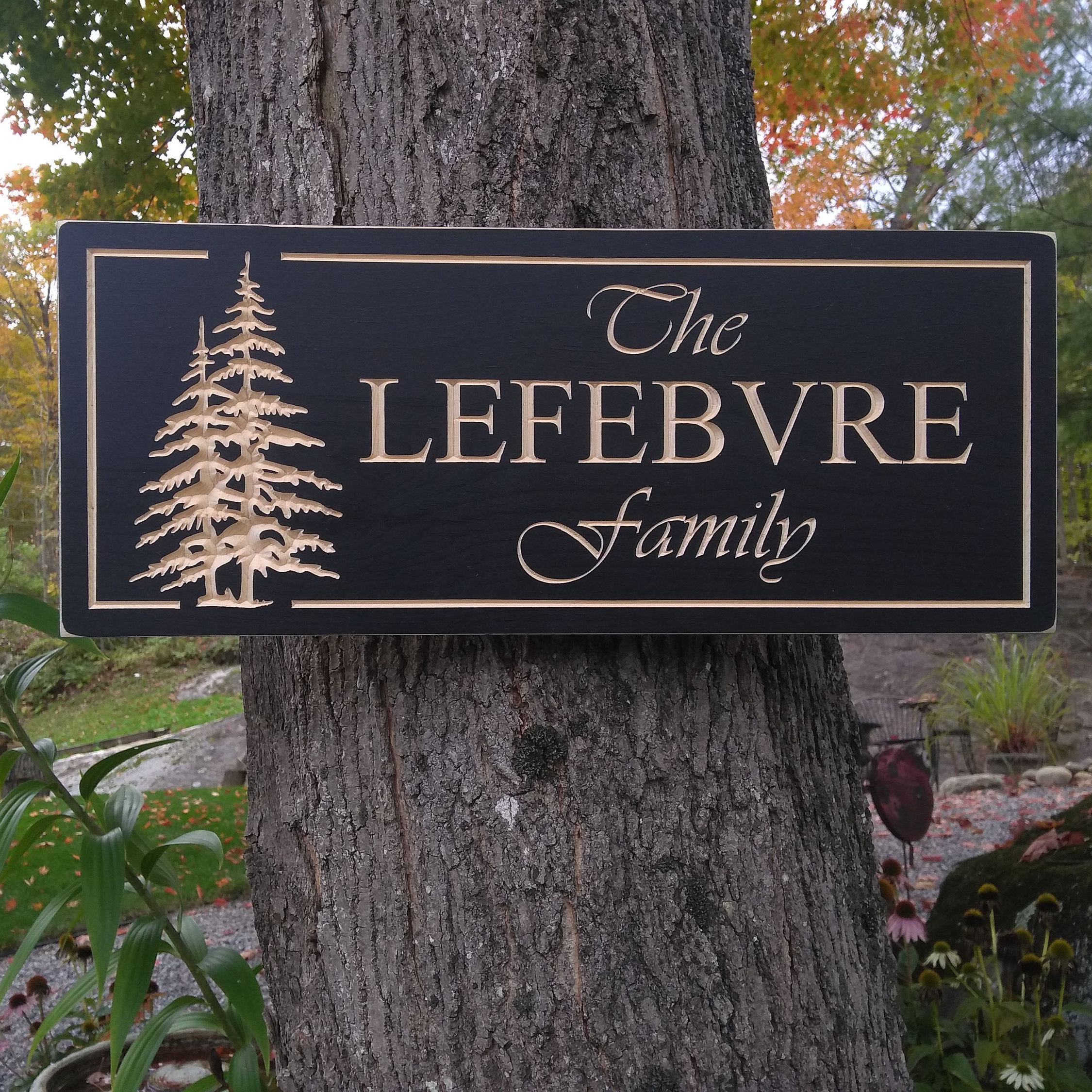 Personalized Family Sign wood outdoor custom sign | Etsy