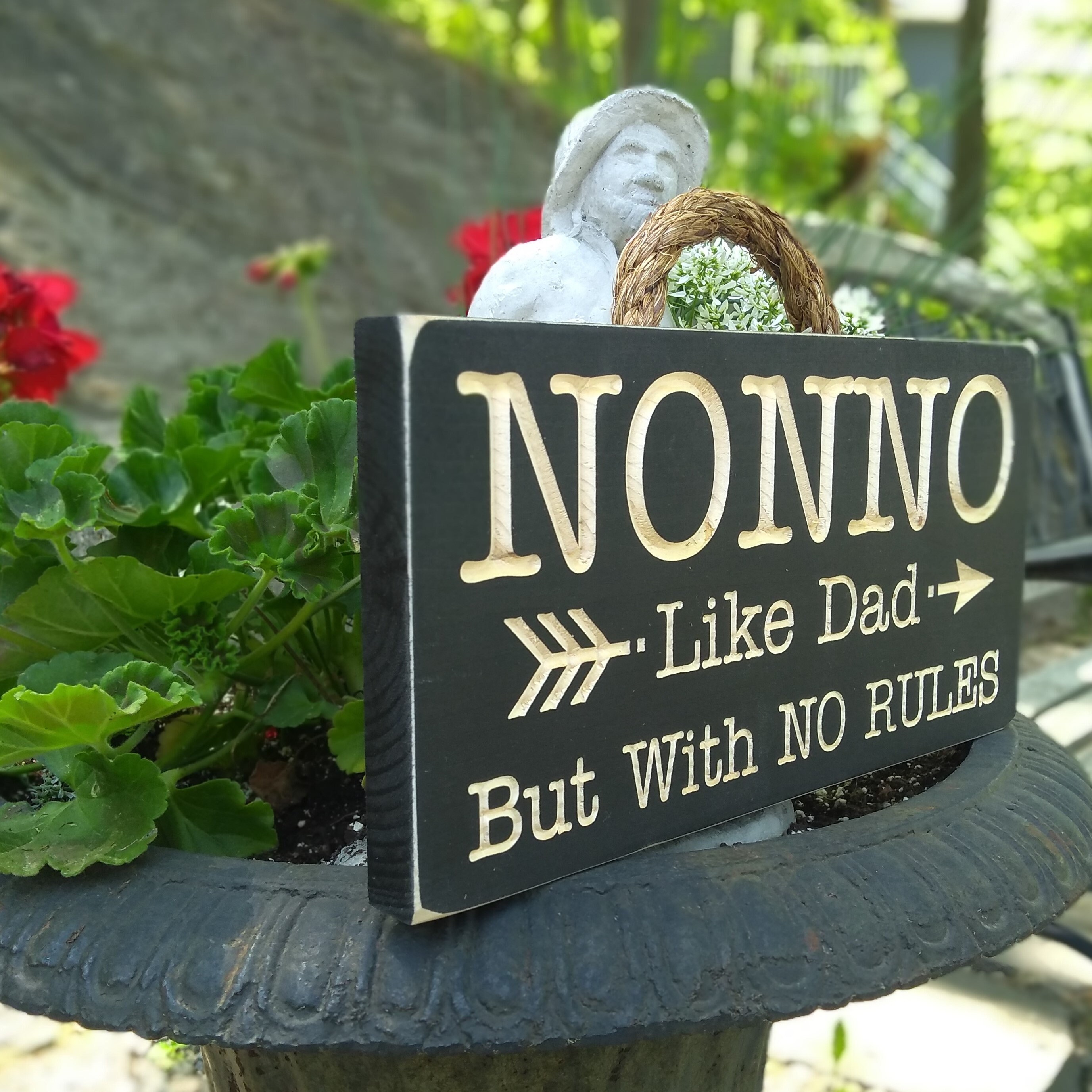 Personalized Wood Signnonno Like Dad Custom Wooden Signs - Etsy Canada