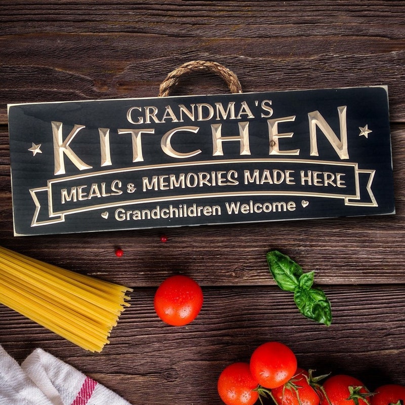 Wooden Kitchen Sign - Etsy