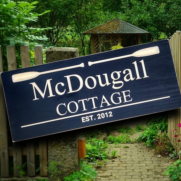 Lake Cottage Sign - Etsy