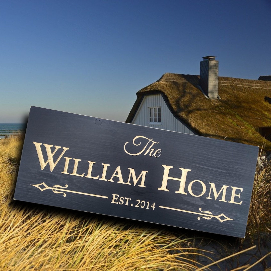 Signs for the Home,outdoor Personalized Wood Sign,custom Family Name - Etsy
