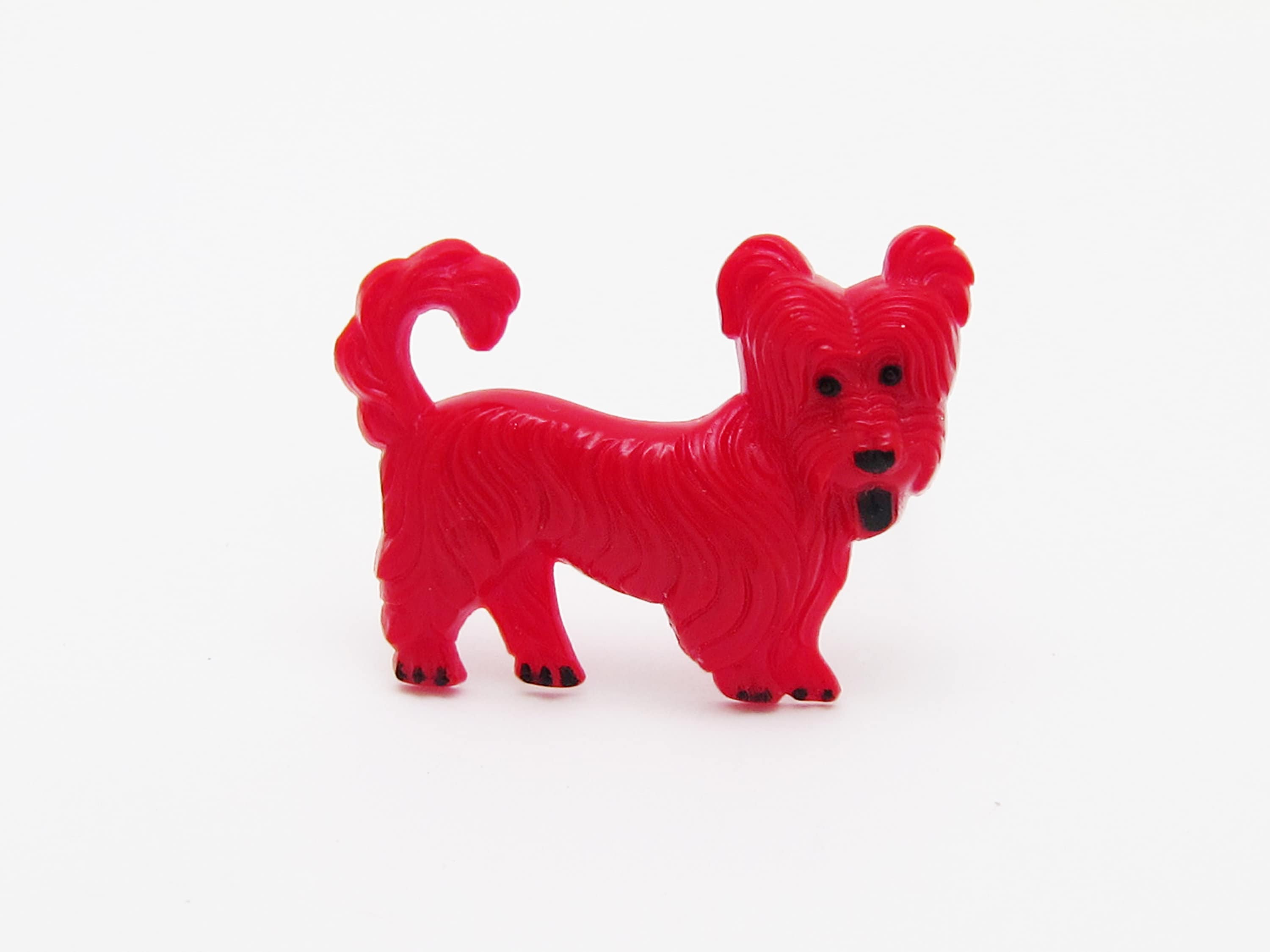 1950's TIP-TOP Vintage Hair Clip 1.5 Red Plastic - Etsy