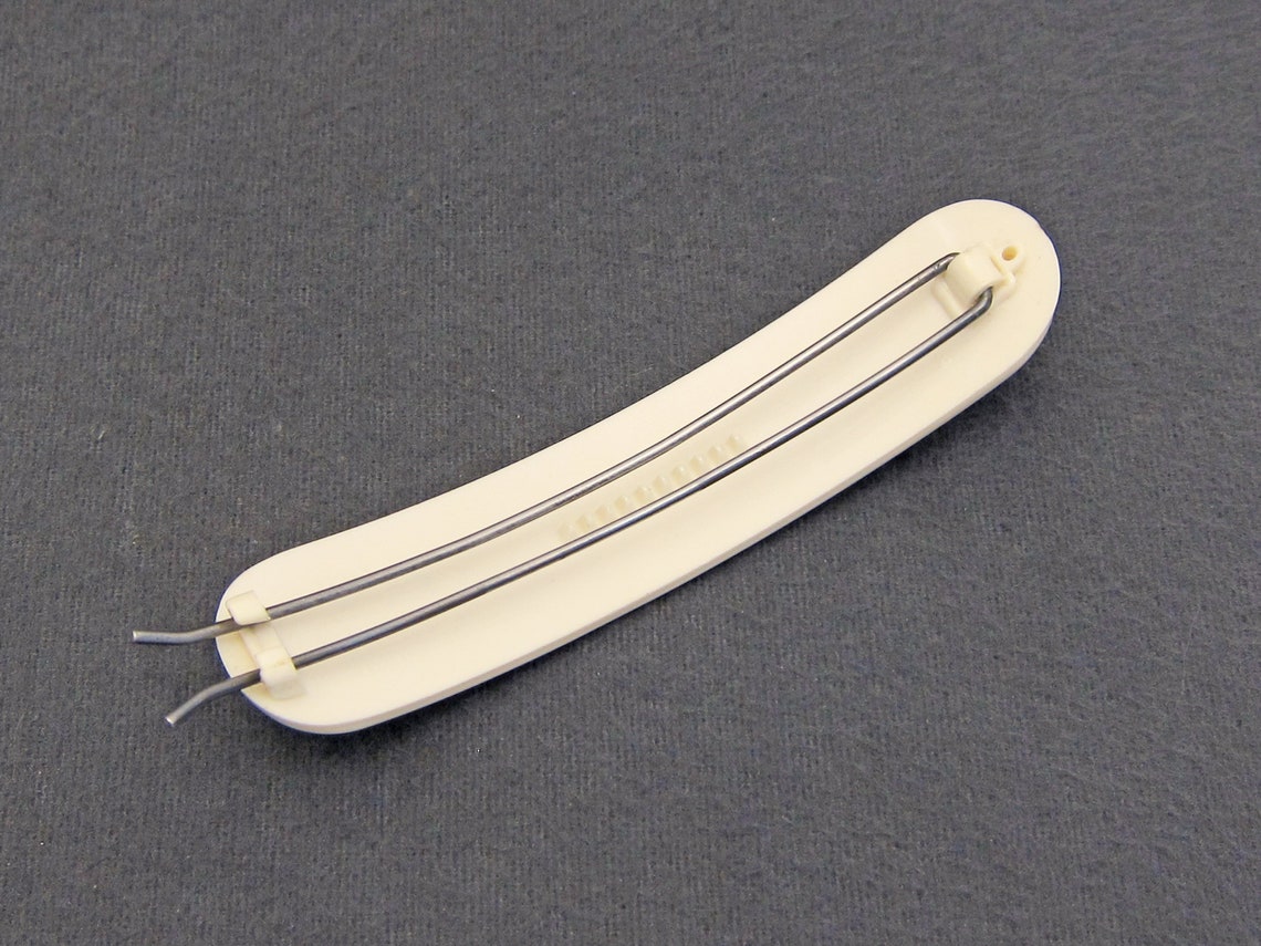 GOODY Vintage 1950's Hair Barrette Clip LARGE White | Etsy