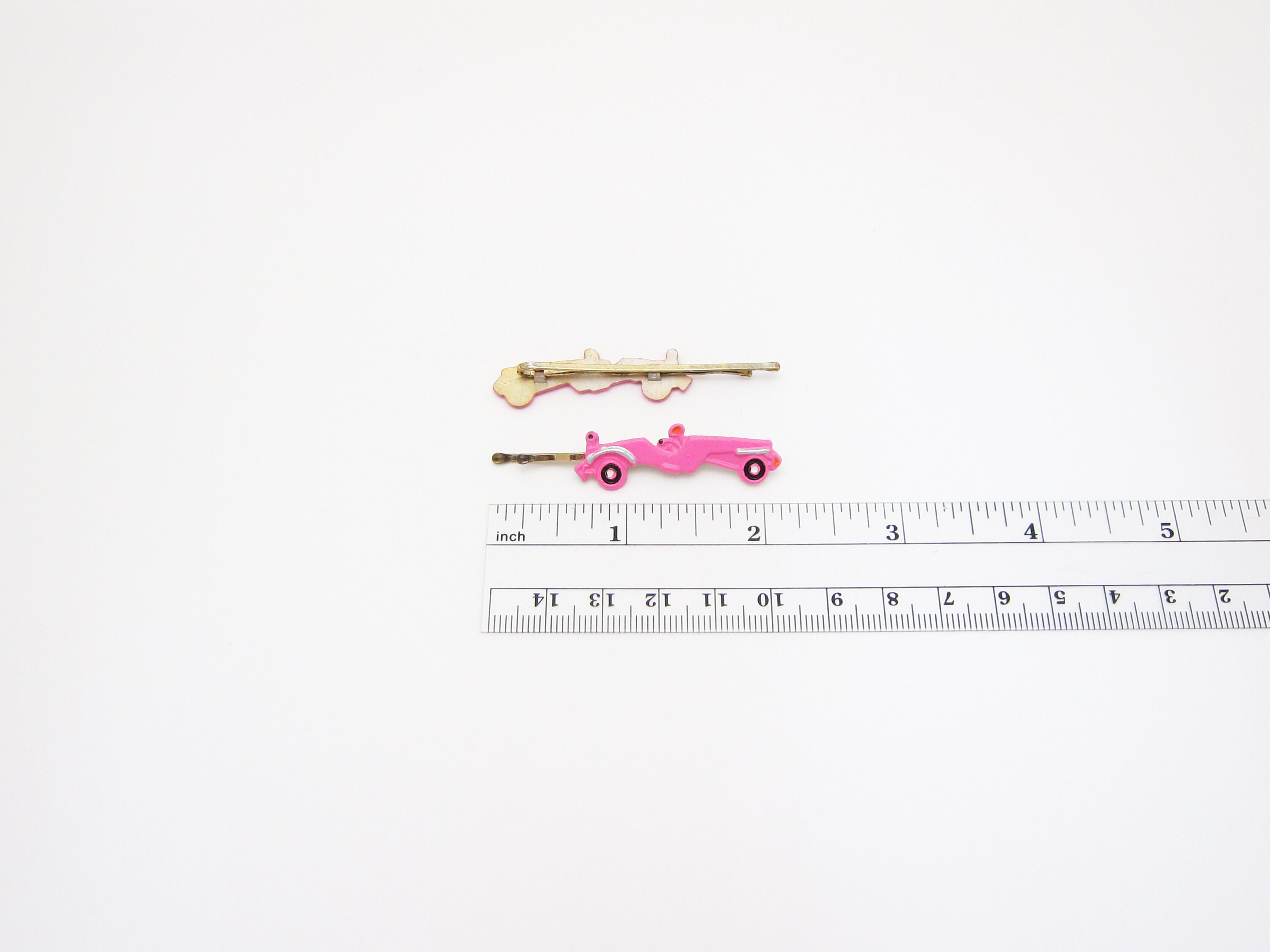 1960's Vintage Bobby Pins Set of 6 Pink/blue/white CAR - Etsy