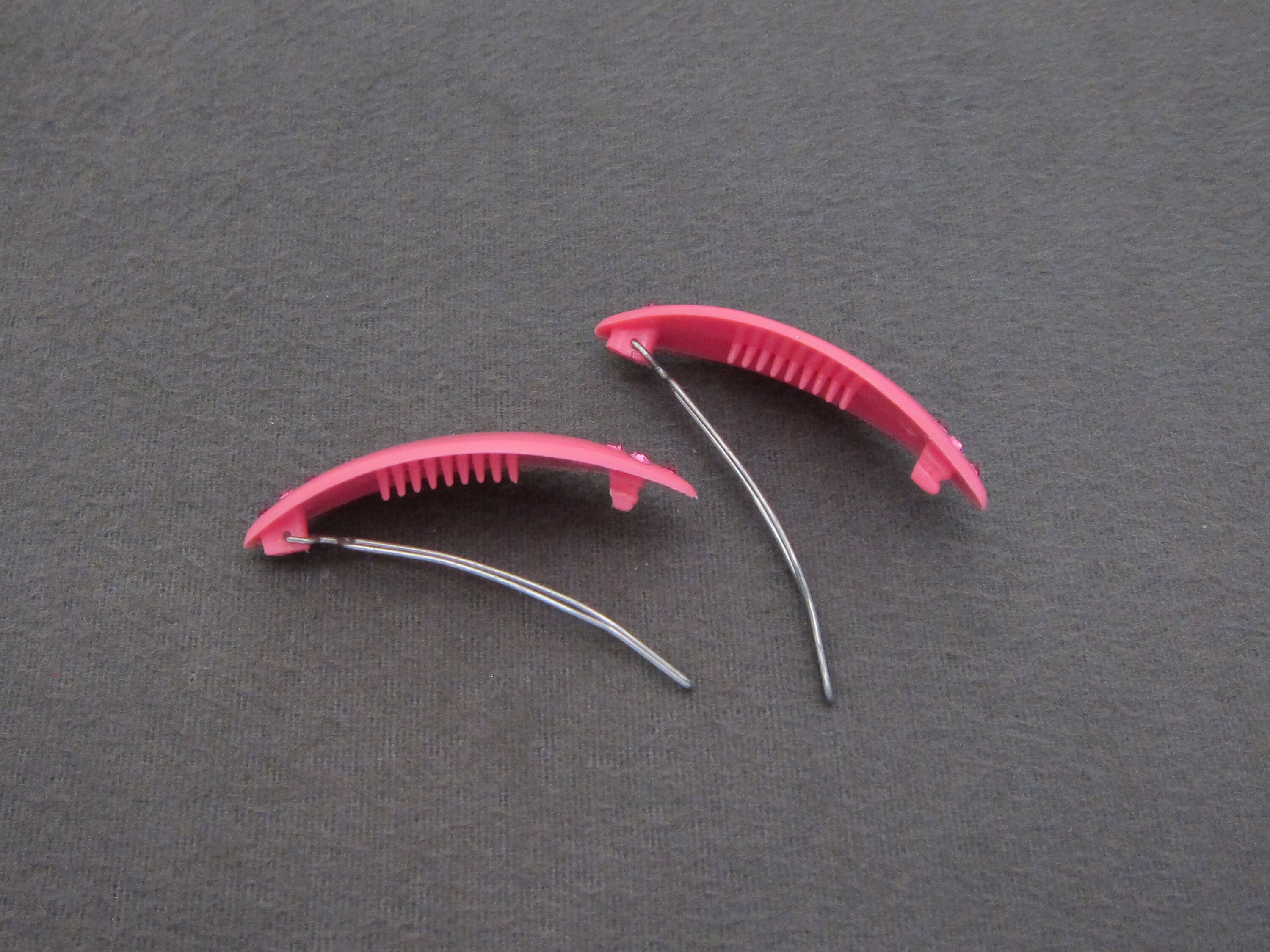 1970's GOODY Vintage Hair Clip PAIR Bubblegum Pink - Etsy