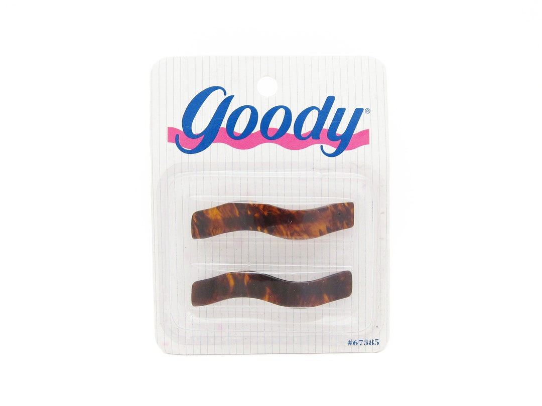 1980's GOODY Vintage Hair Clip Pair 2.4 Faux - Etsy