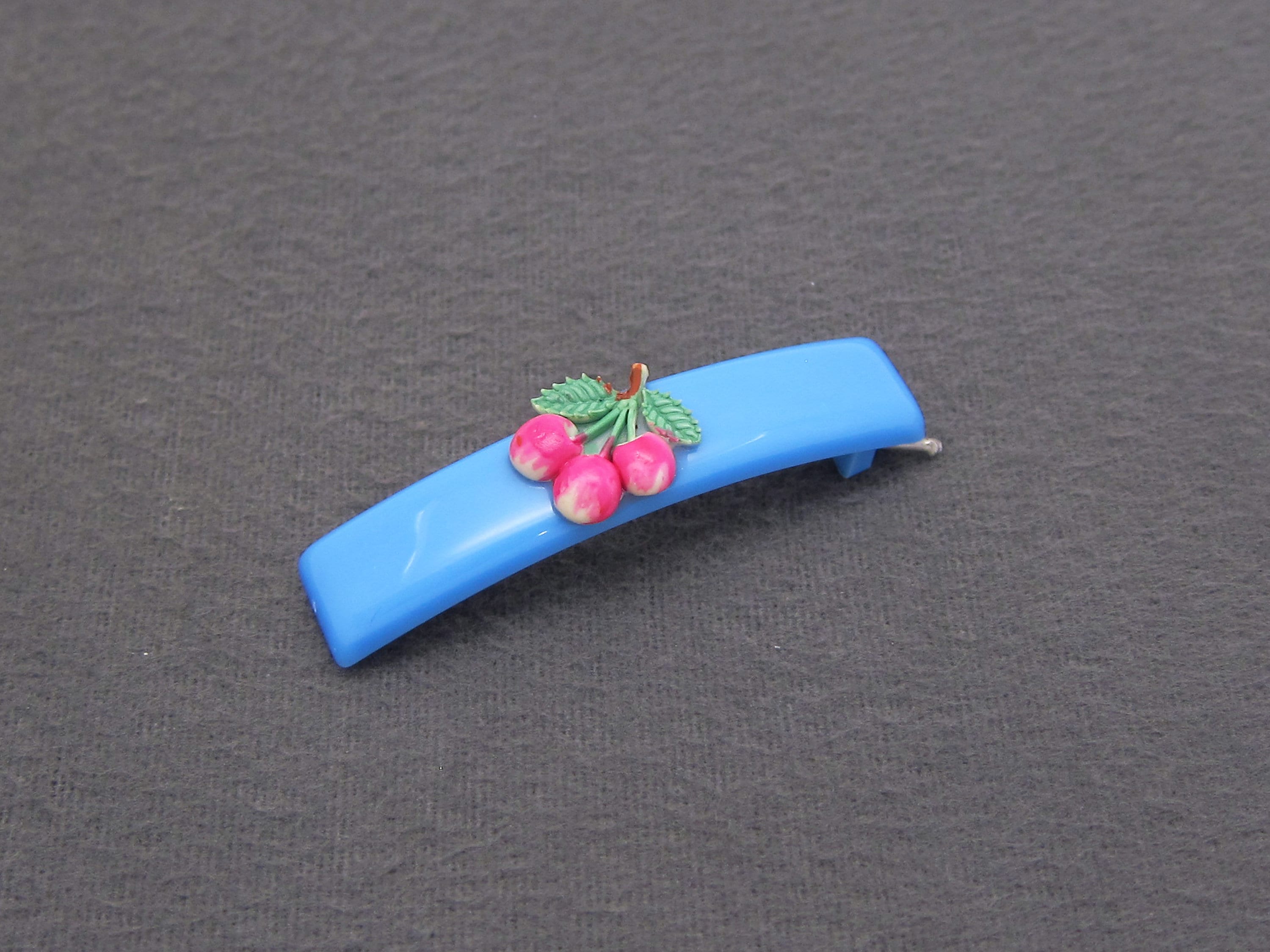 1950's TIP-TOP vintage hair clip 2.3 sky blue | Etsy