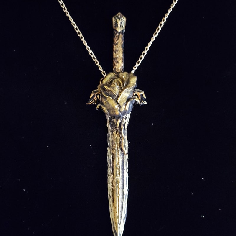 Sword Necklace - Etsy