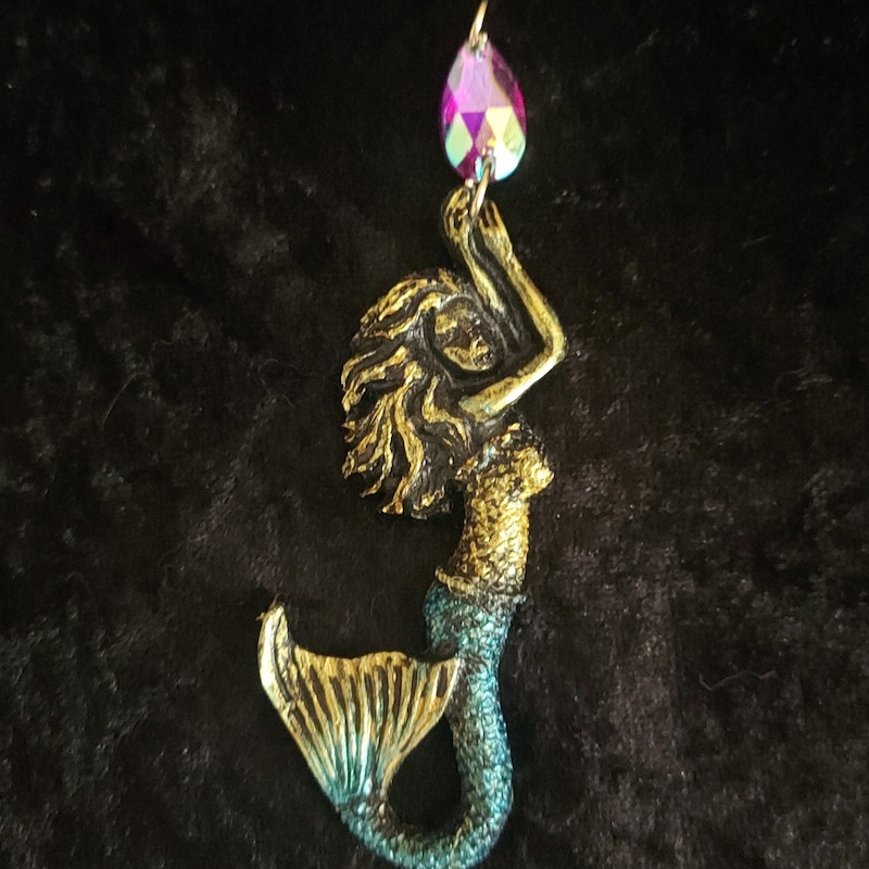 Mermaid Pendant - Etsy