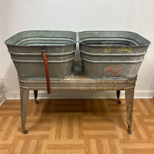 Antique Vintage Wash Tubs - Etsy
