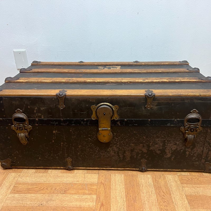 Trunk Storage Antique - Etsy