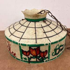 Vintage COCA COLA Hanging Lamp Ceiling Billiards Pool Light Shade ...