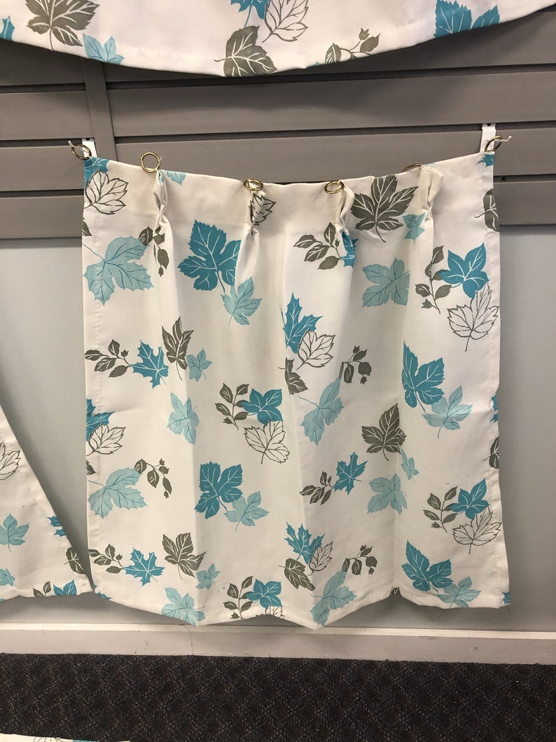 Vintage Fiberglass CURTAIN PANELS SET Mid Century Modern - Etsy