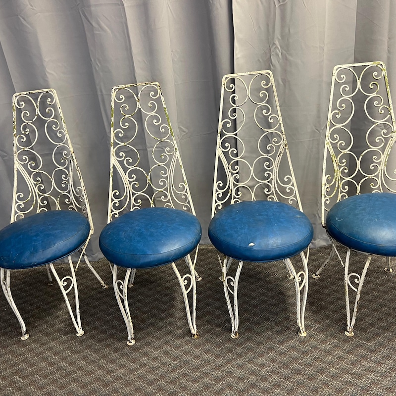 Wrought Iron Chairs - Etsy