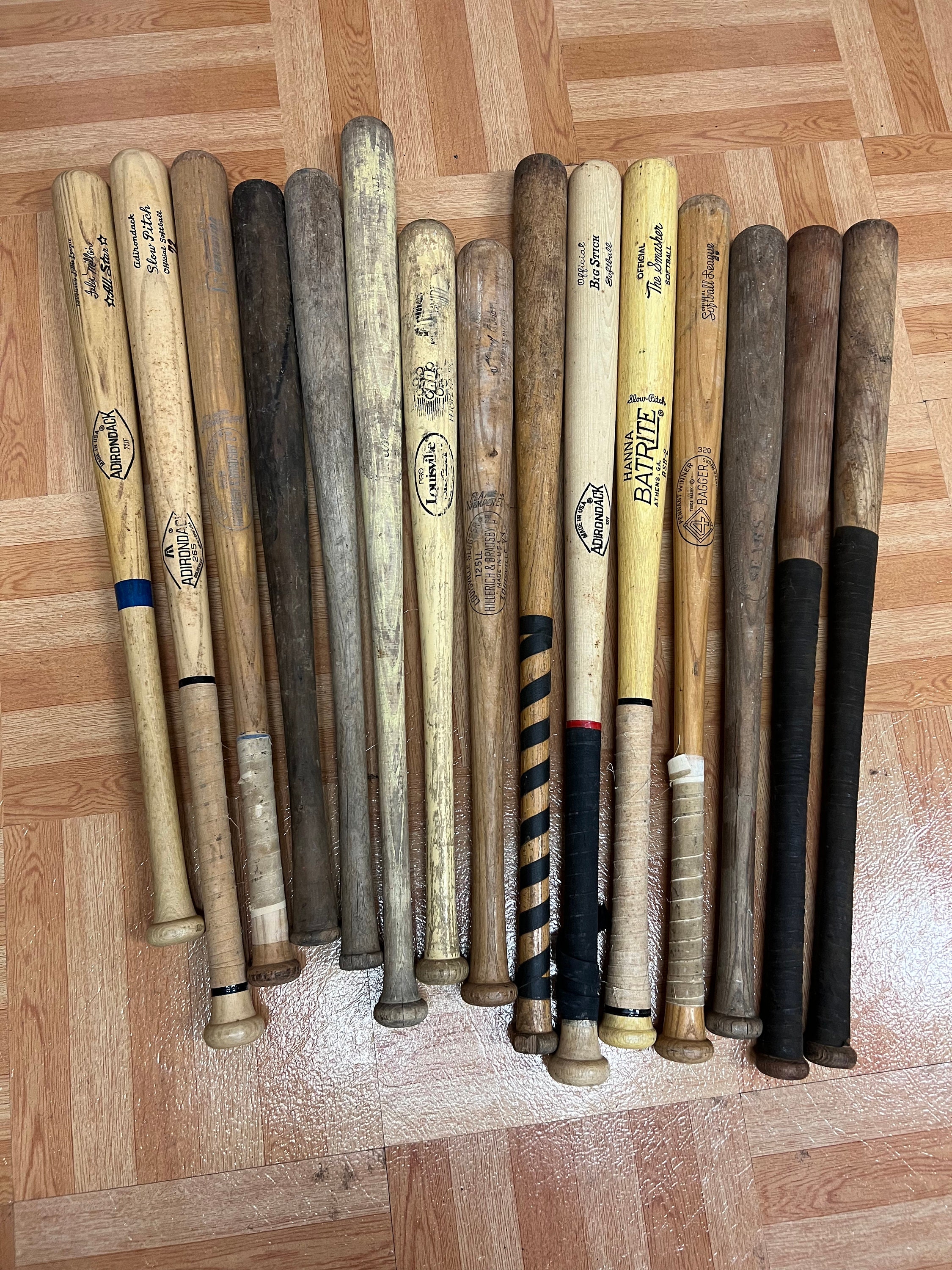Wood And Aluminum Bats