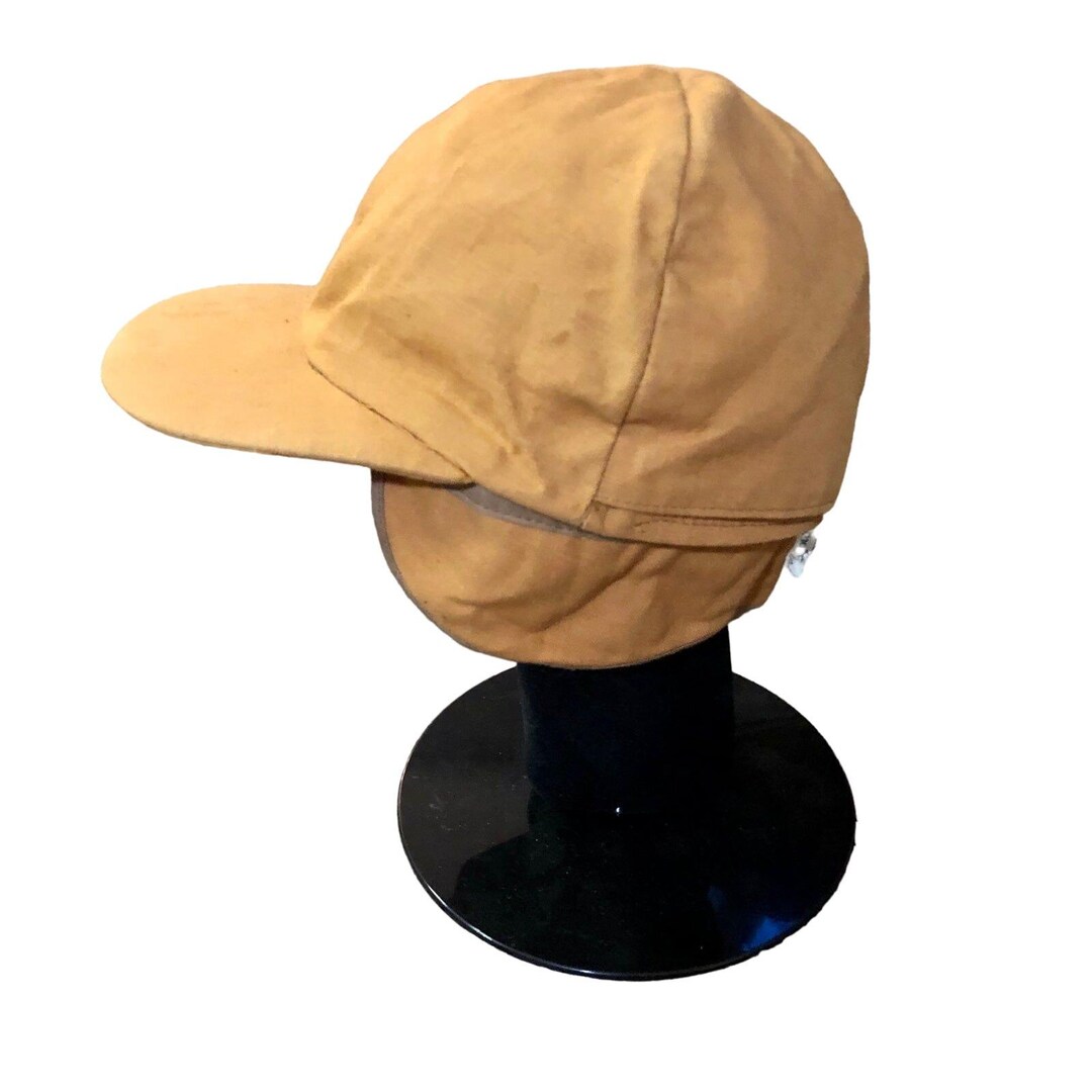 Vintage Dri-duck Hunting Hat Mens M Used Ear Flaps Safety Orange Fold ...