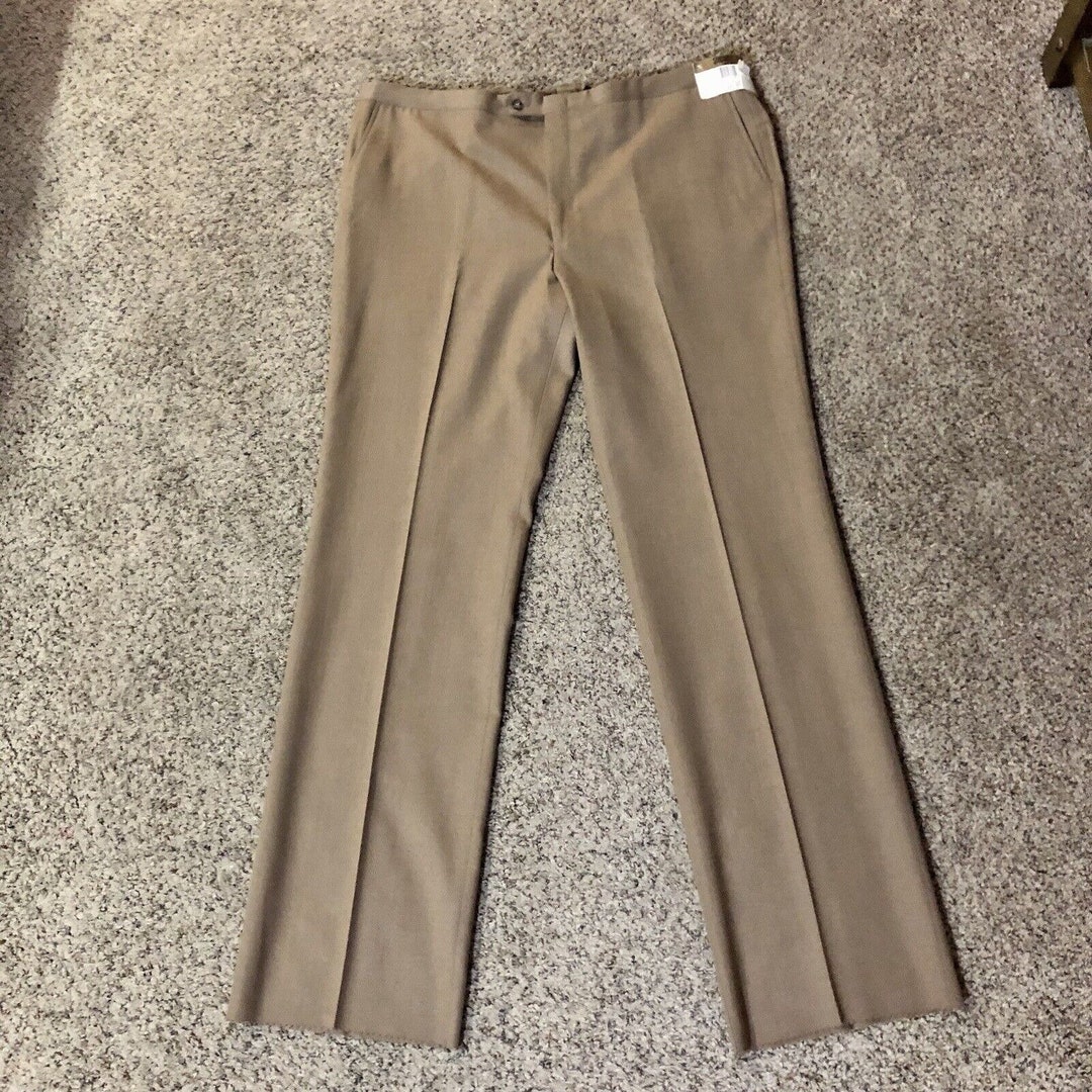 Vintage Sansabelt by Jayant Ruby Dress Pants Mens 44 NEW Brown - Etsy