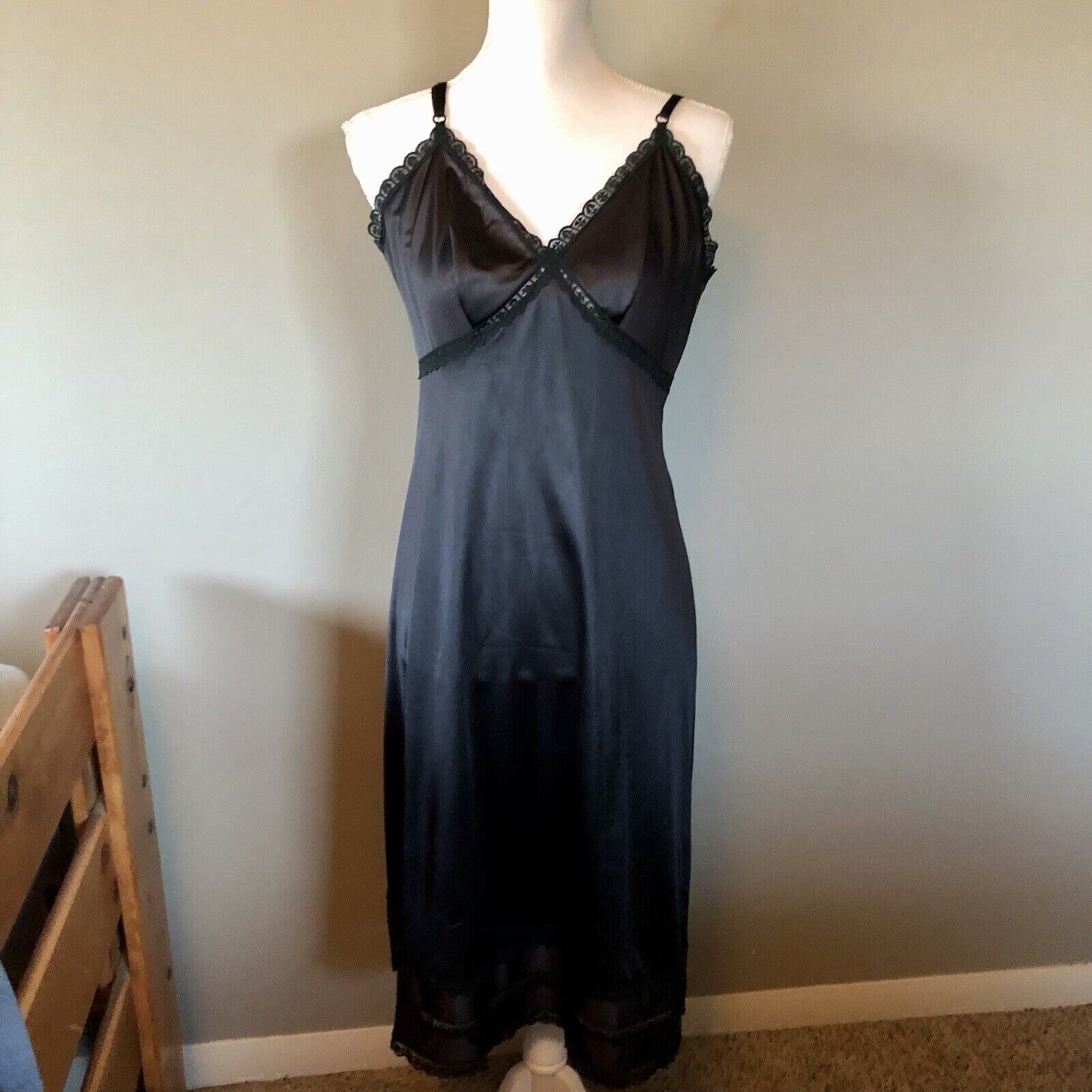 Vintage Sears Full Slip Womens 38 Used Black - Etsy