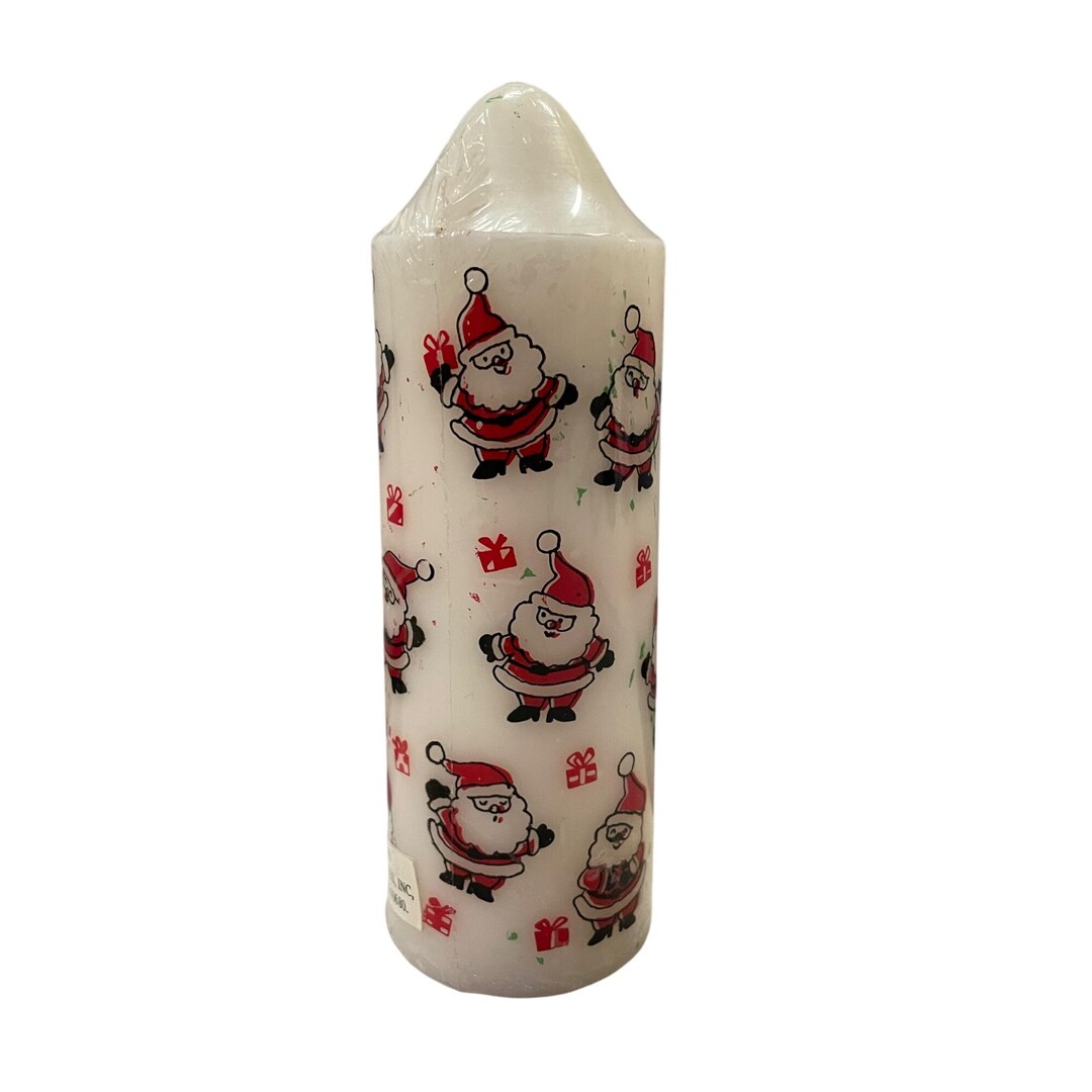 Vintage Santa Claus Candle NEW Old Stock - Etsy