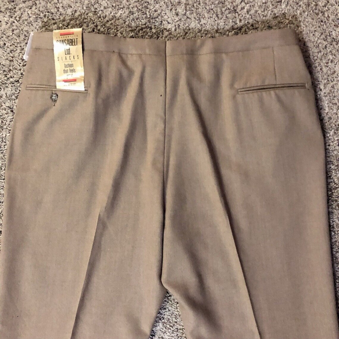 Vintage Sansabelt by Jayant Ruby Dress Pants Mens 44 NEW Brown - Etsy
