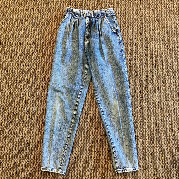 Vintage Lee Jeans Womens 6M Used Pleated - Gem