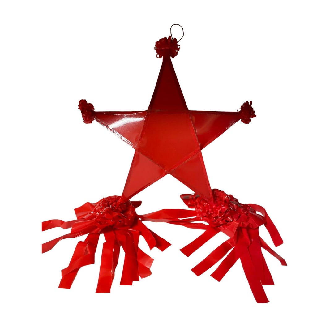 Vintage Saipan Parol Christmas Lantern Ornament Red Bamboo Filipino ...
