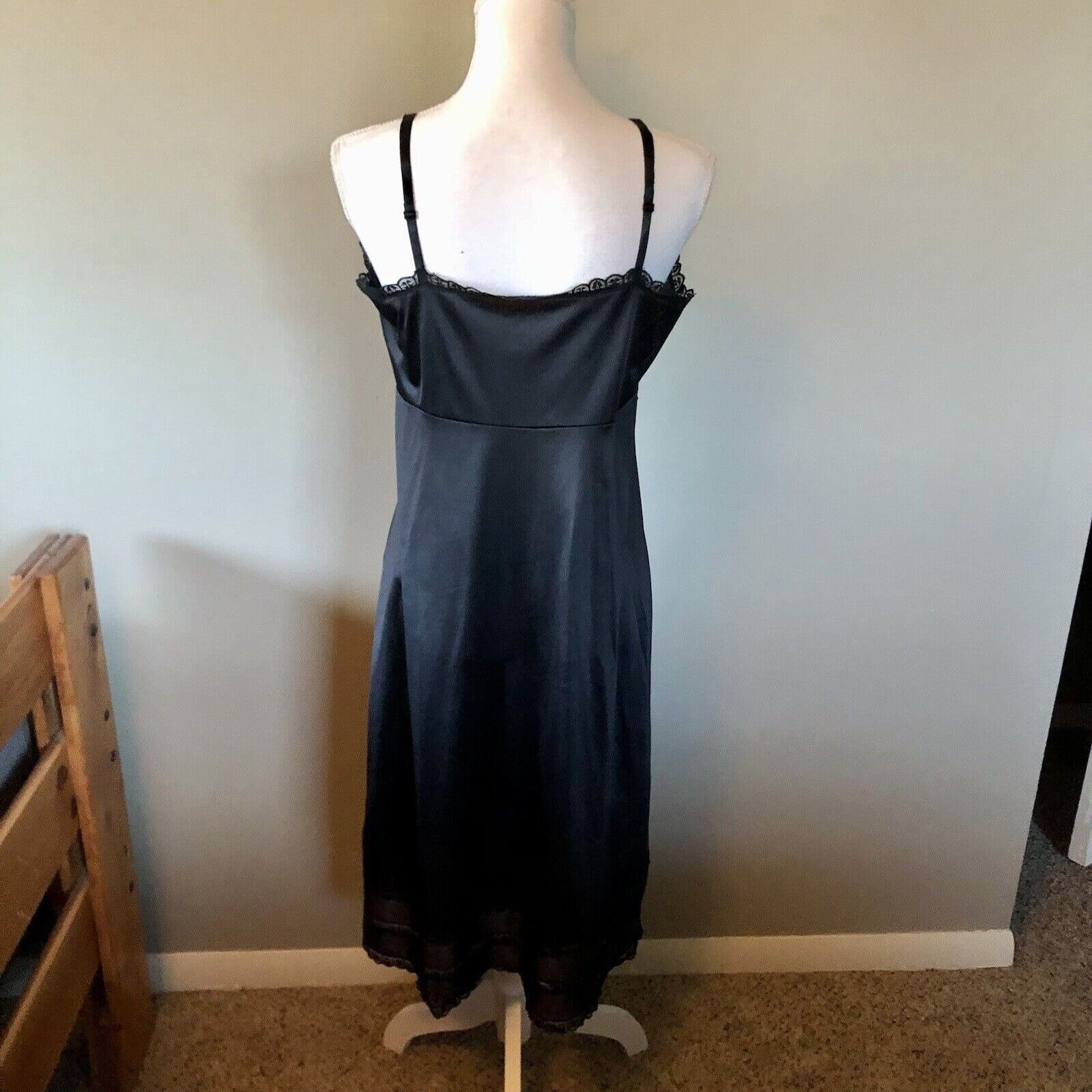 Vintage Sears Full Slip Womens 38 Used Black - Etsy