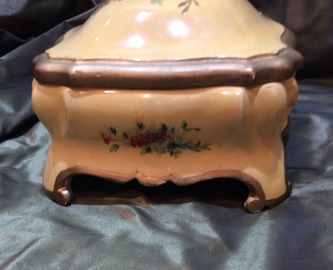 Hand Painted Treasure Box From I Magnin, Made in Italy - Etsy