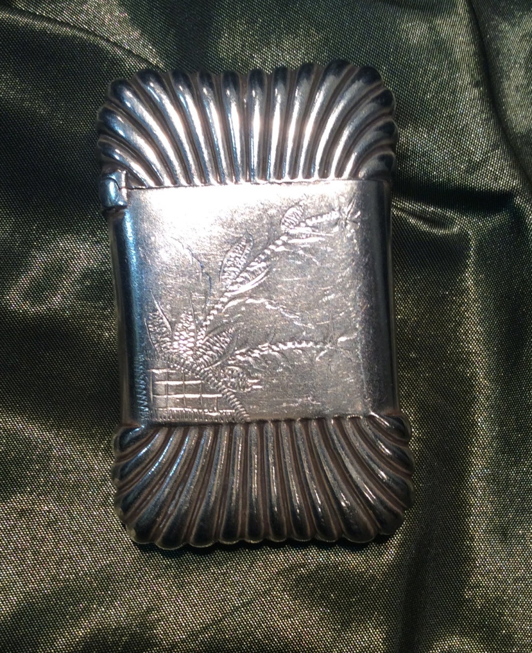 Antique Silver Plated Vesta or Match Safe Circa 1880-1890 in - Etsy