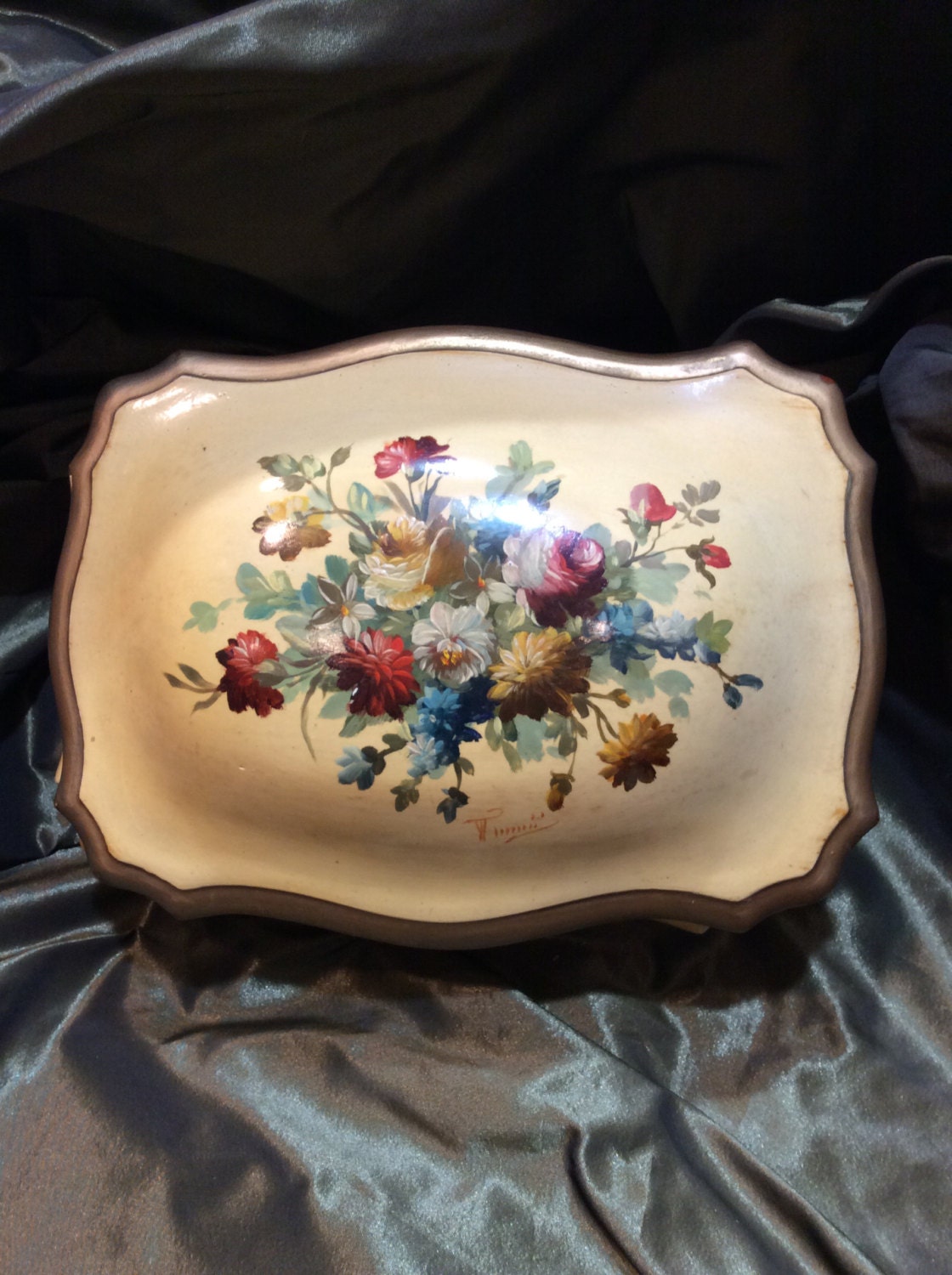 Hand Painted Treasure Box From I Magnin, Made in Italy - Etsy