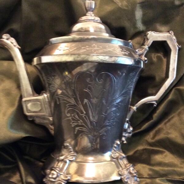 Silver Coffee Pot - Etsy