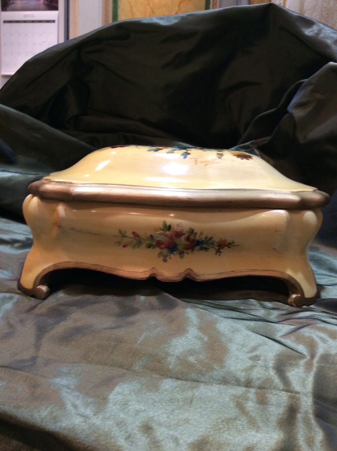 Hand Painted Treasure Box From I Magnin, Made in Italy - Etsy