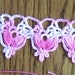 Crochet Pattern for Bleeding Heart Edging for Handkerchiefs, Towels ...