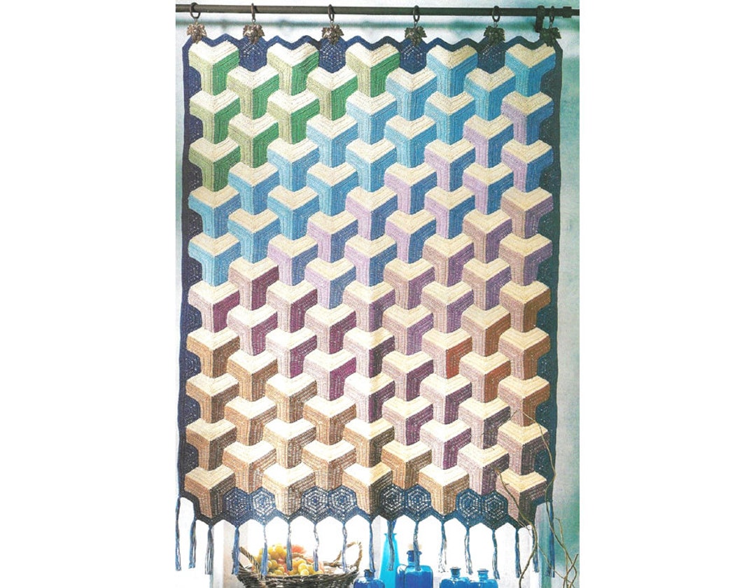 Crochet Pattern for Cafe Style Window Curtain **PDF Instant Download ...