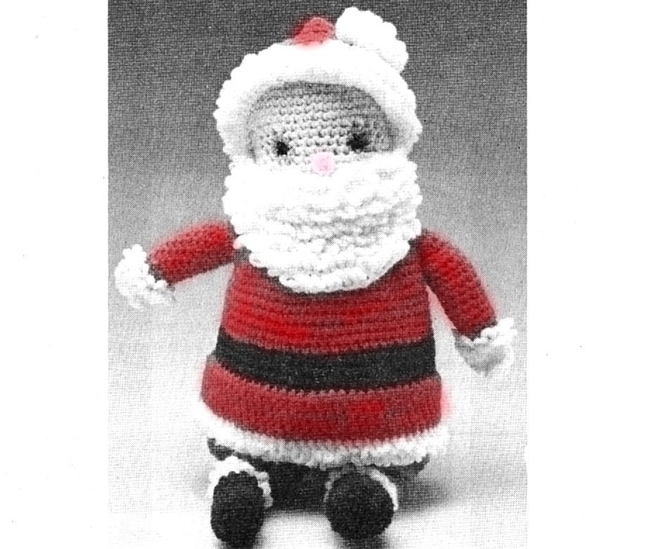 Santa Doll Crochet Pattern PDF Instant Pattern Download Make A Santa ...