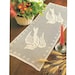 DOVE Filet Runner Crochet PATTERN - Makes a Dove Runner 11" by 25" Easy ...