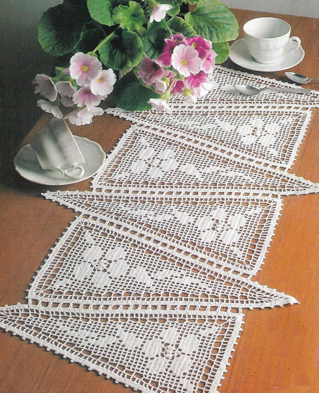 Zigzag Doily Crochet Pattern - PDF Instant Download Pattern - Cool ...