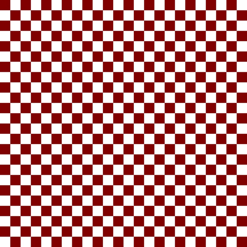 Burgundy Checkered Cardstock Paper | Etsy