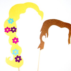 Rapunzel Photo Booth Prop SVG File, Silhouette Cut File, Cricut Cut ...