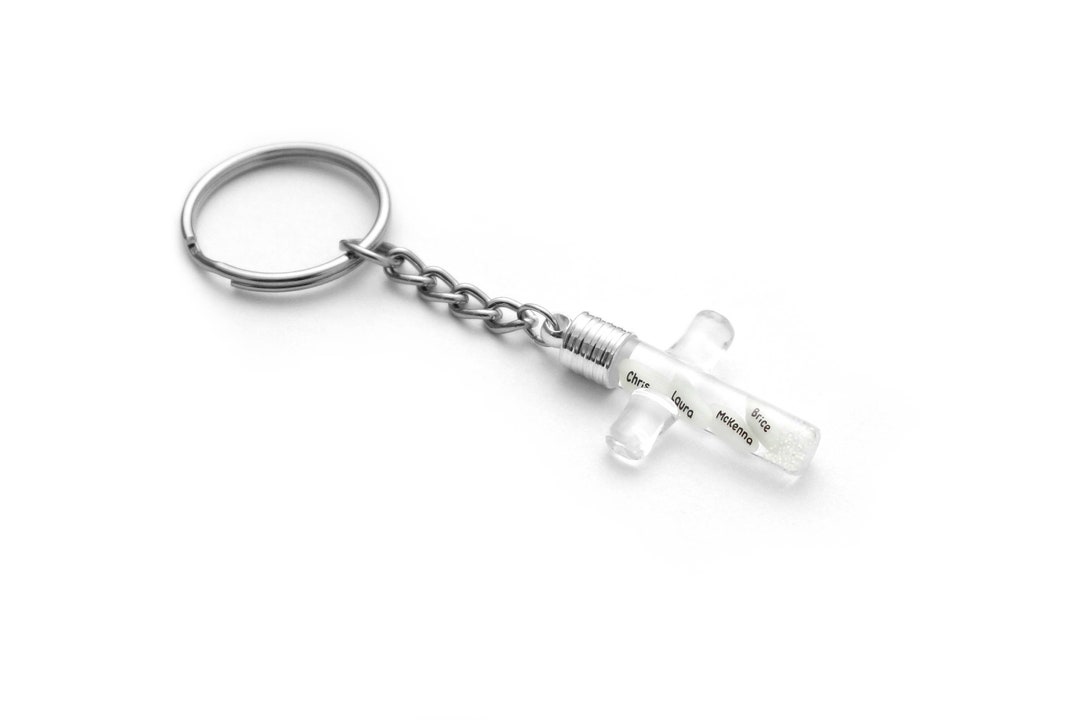 Keychain With Name, Rice Keychain, Custom Keychains, Personalized ...