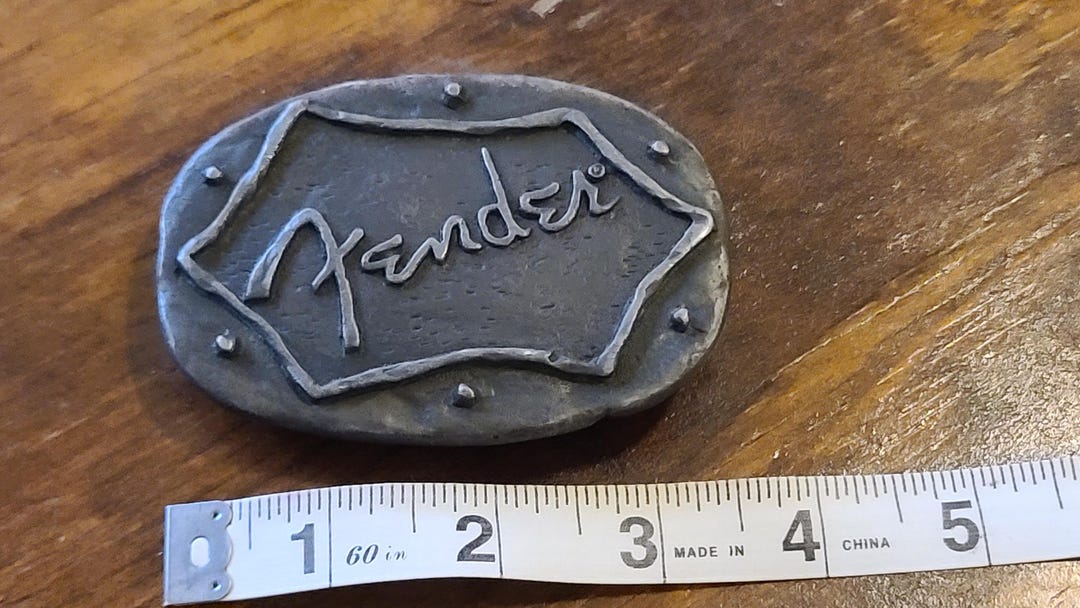 Fender Belt Buckle - Etsy