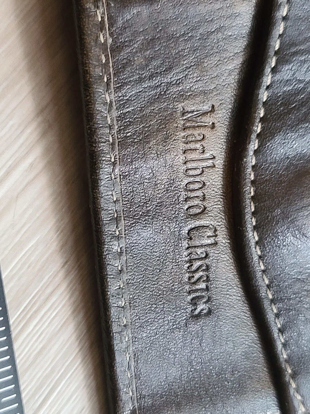 Marlboro Classic Leather Wallet Antiqued Look - Etsy