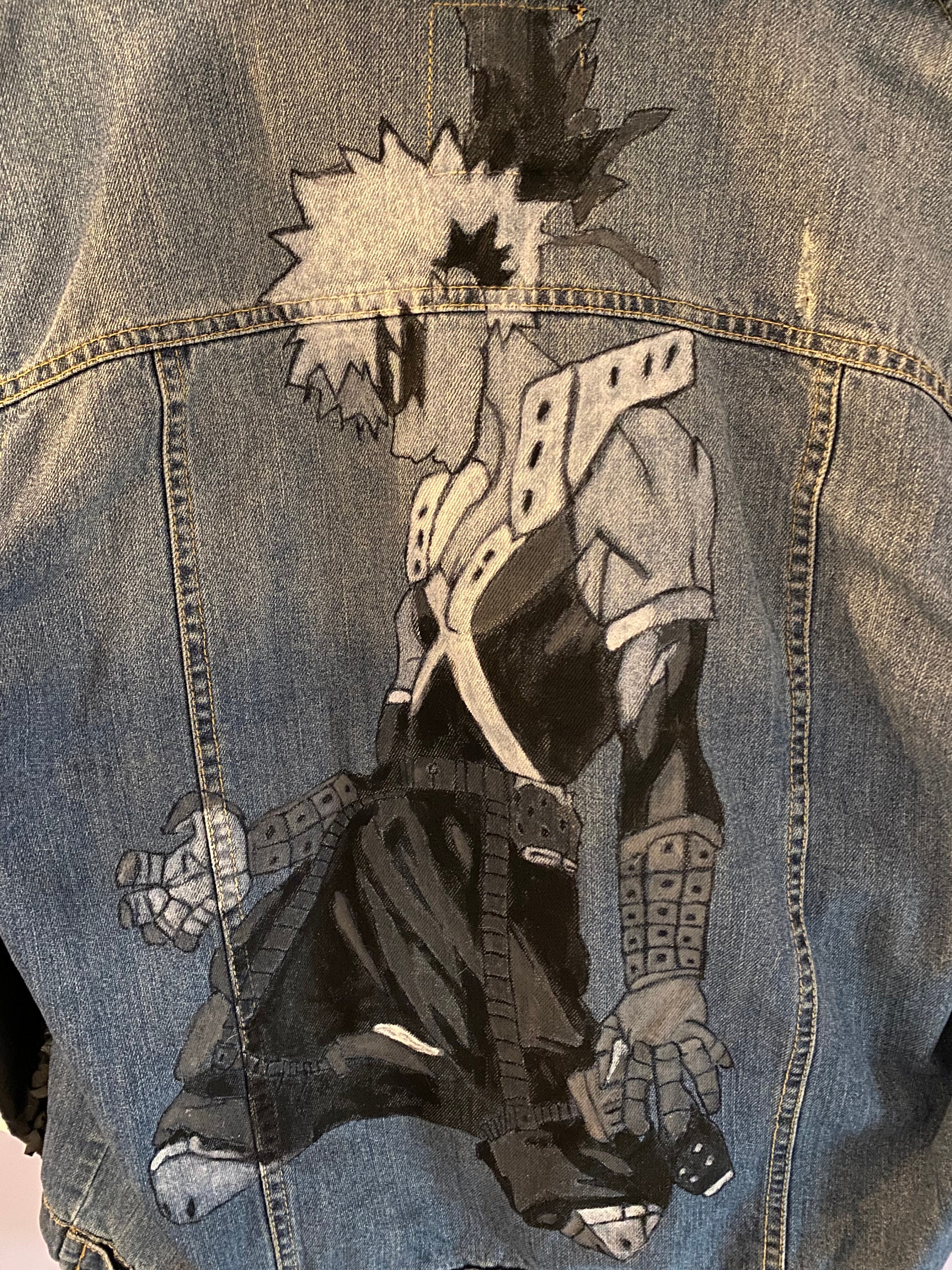Hand Painted Bakugo Jacket - Etsy