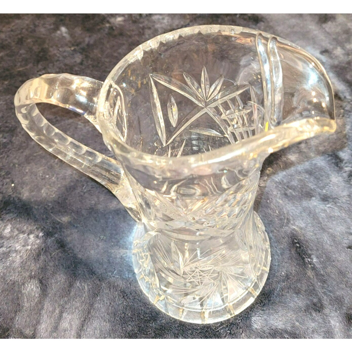 Kitchen & Dining Vintage American Brilliance Cut Crystal Pitcher 1960s ...