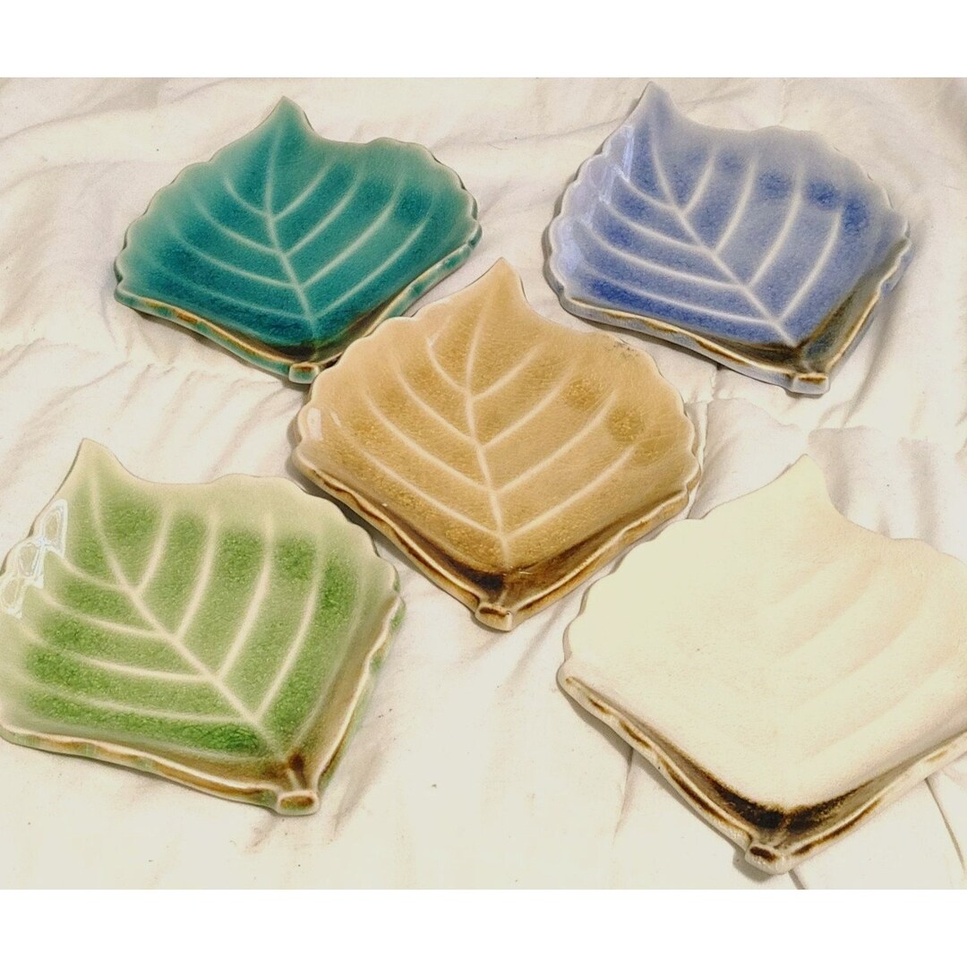 Set of 5 Handmade Coasters / Trays - Etsy