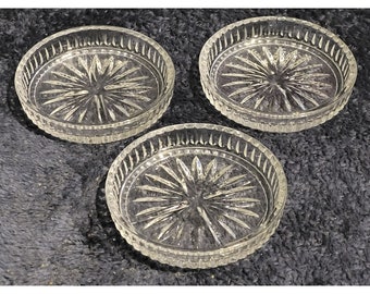 Cut Glass Coasters | Etsy