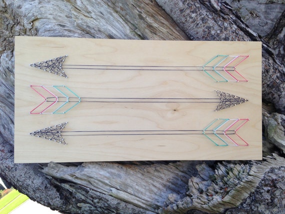 Items similar to Triple Arrow String Art on Etsy