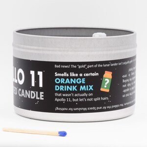 Apollo 11 Scented Candle - If We Can Put a Man on the Moon, Then Surely ...