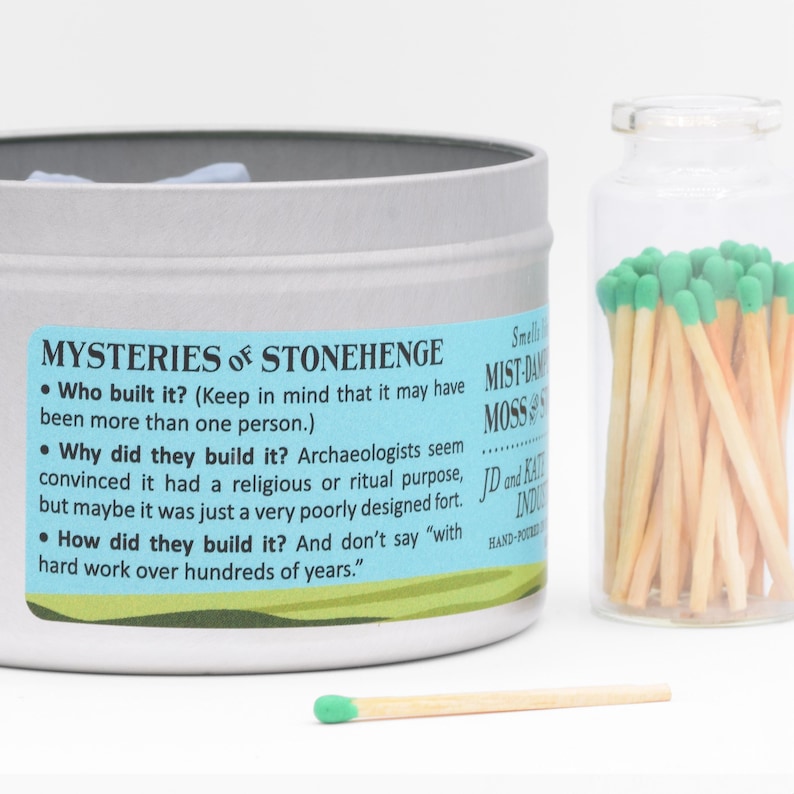Stonehenge Scented Candle | Great Gift for a Druid | Smells Like Wet ...